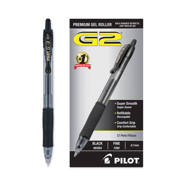 PIL31020: G2 Premium Gel Pen, Retractable, Fine 0.7 mm, Black Ink ...